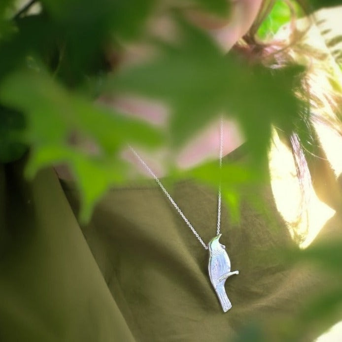 Silver Tui Necklace | Tania Mallow Jewellery NZ